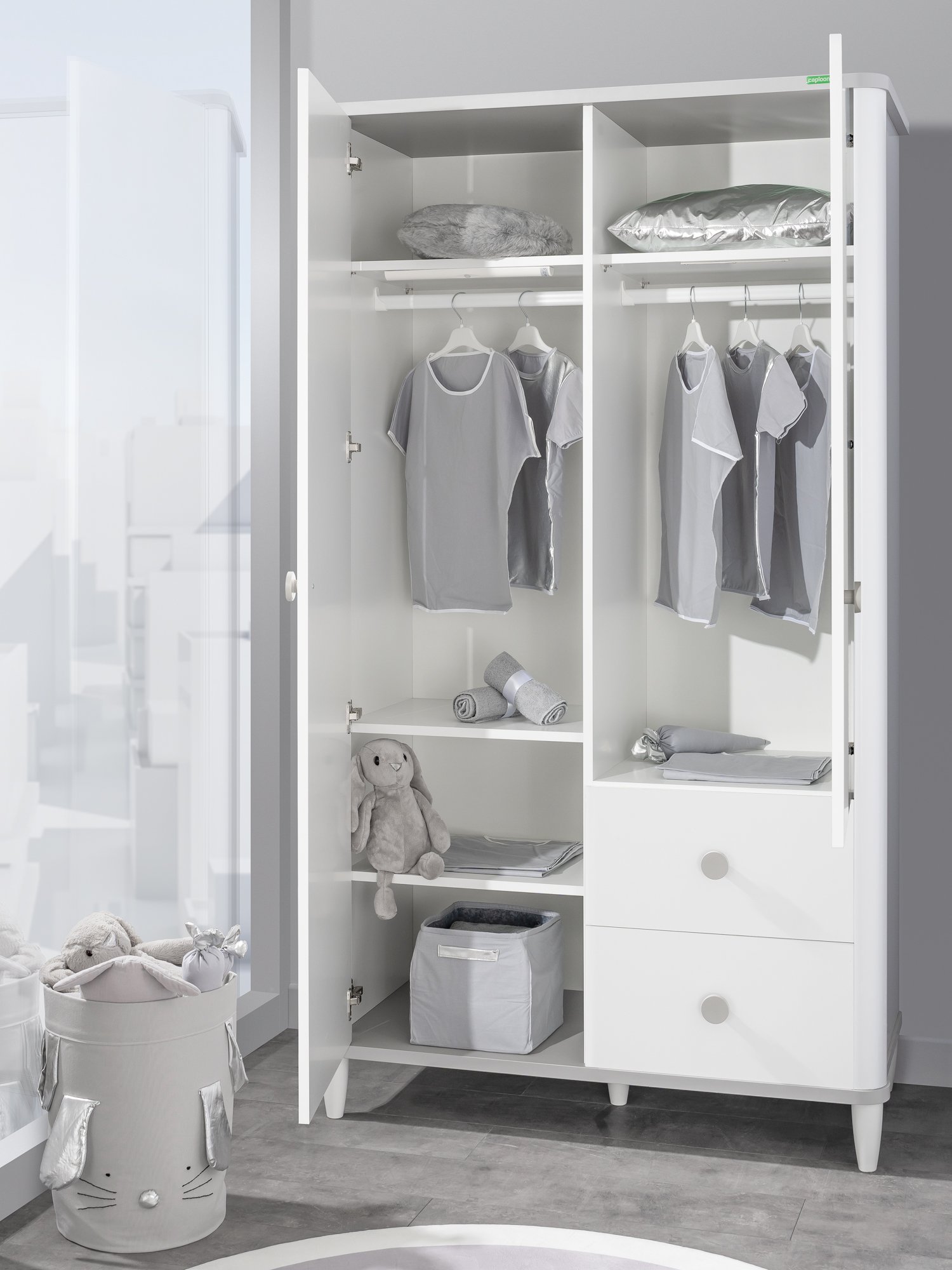 Aden 2 Çekmeceli Dolap | Caploonba